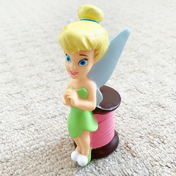 Disney | Accents | Disney Tinkerbell Spool Of Yarn Squeaky Rubber Toy ...